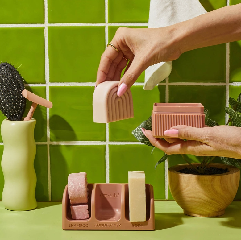 Self-Draining Soap Dish - Terracotta – Bella Cosmedica