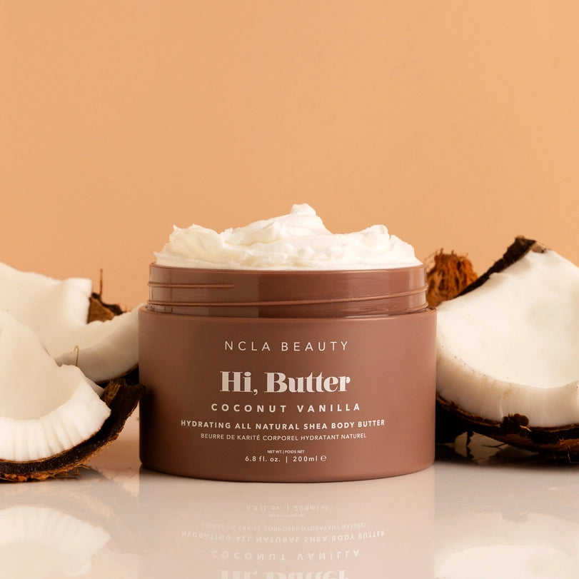 Hi, Butter All Natural Shea Body Butter - Coconut Vanilla – Bella Cosmedica